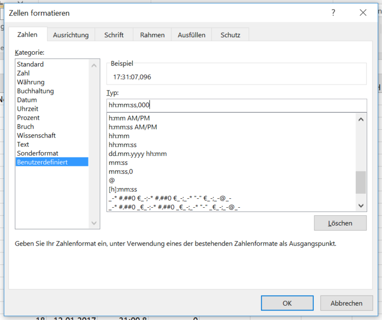 Millisekunden in Excel: Zellen richtig formatieren - waagen.blog